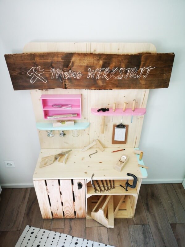 Werkbank Kinder Selber Bauen