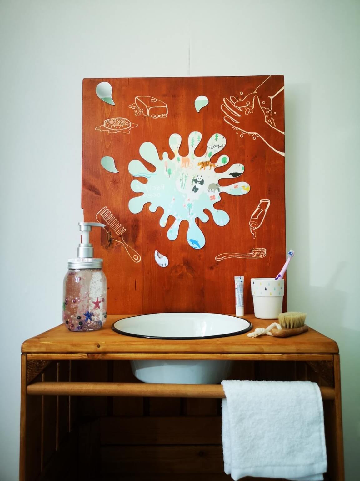 Waschtisch für Kinder selber bauen | DIY Anleitung - Saris Garage