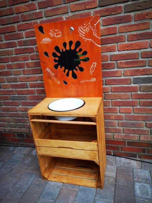 Waschtisch für Kinder selber bauen | DIY Anleitung - Saris Garage
